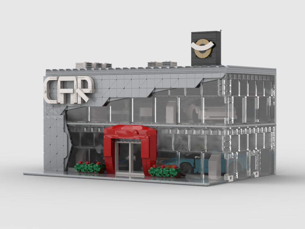 LEGO MOC Modular Car Show + display for 3 Speed Champions models by ...