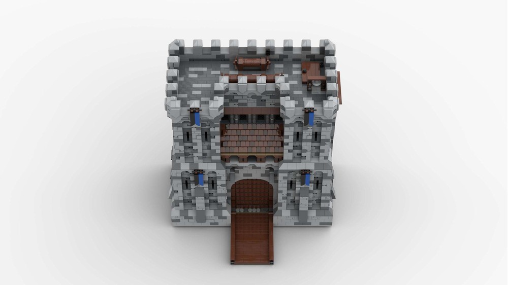 Lego Moc H14 Main Gatehouse For My Medieval Castle By Sir Perceval