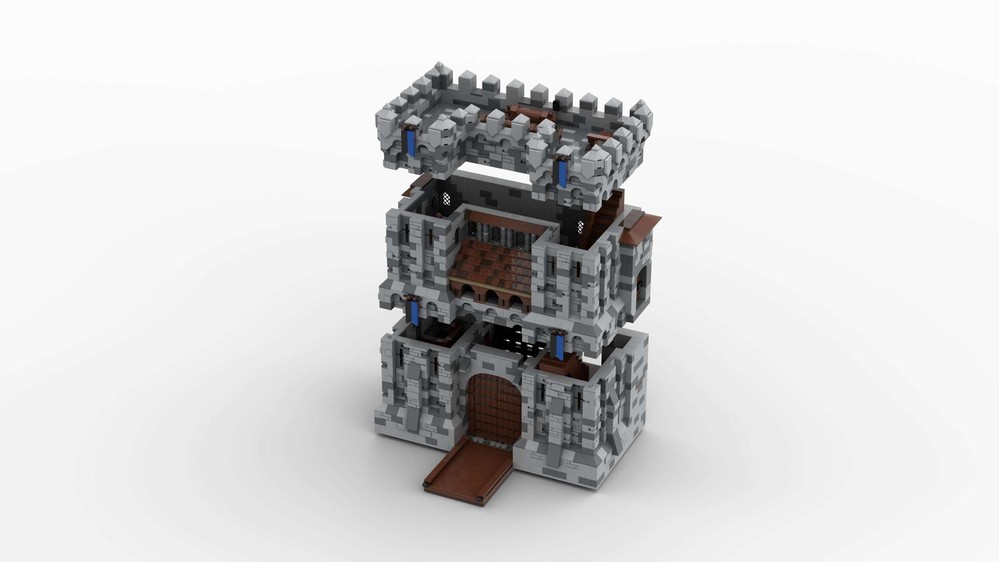 Lego Moc H14 Main Gatehouse For My Medieval Castle By Sir Perceval