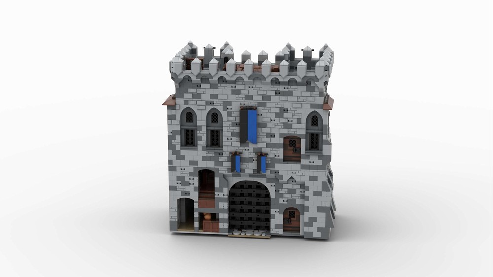 Lego Moc H14 Main Gatehouse For My Medieval Castle By Sir Perceval