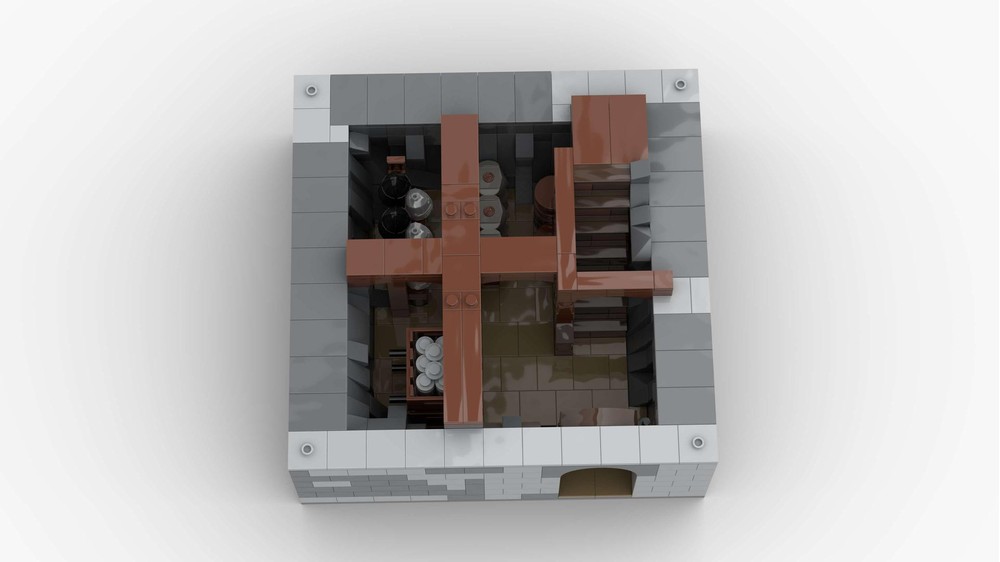 Lego Moc H15 Big Front Tower For My Medieval Castle By Sir Perceval