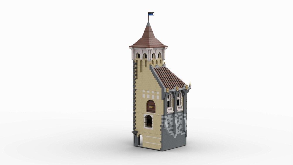 Lego Moc H18 Palace Tower For My Medieval Castle By Sir Perceval