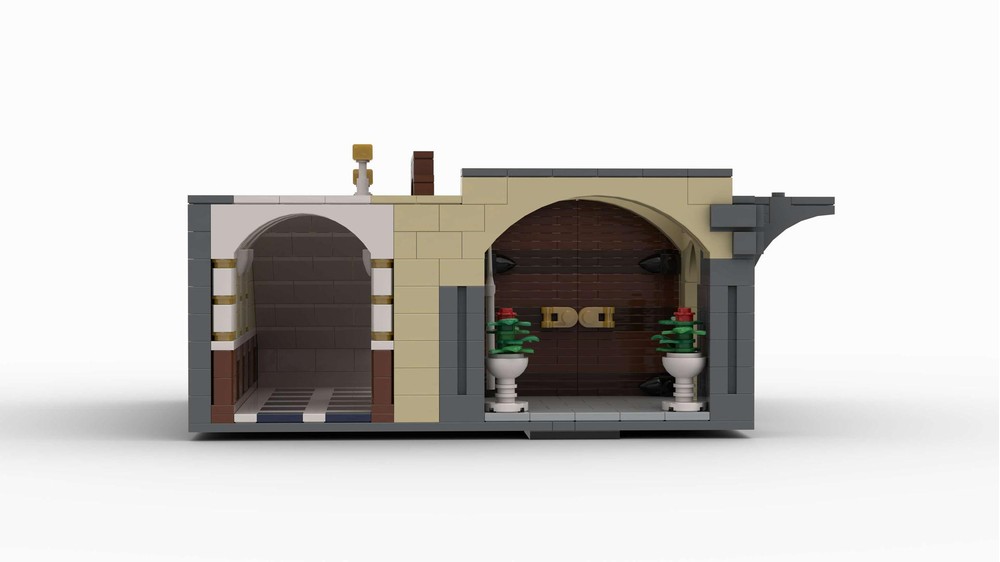 Lego Moc H18 Palace Tower For My Medieval Castle By Sir Perceval