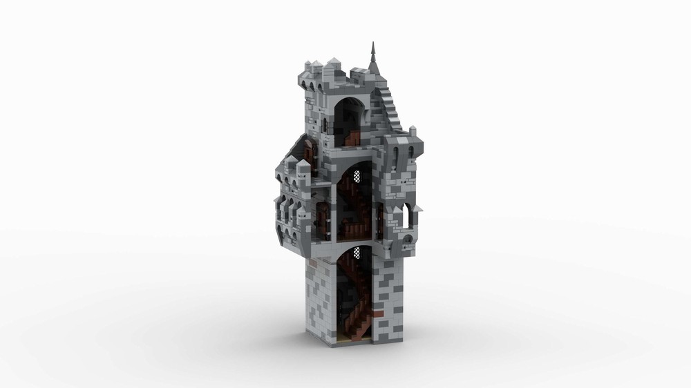 LEGO MOC H21 Stair Tower for my medieval castle by Sir Perceval ...