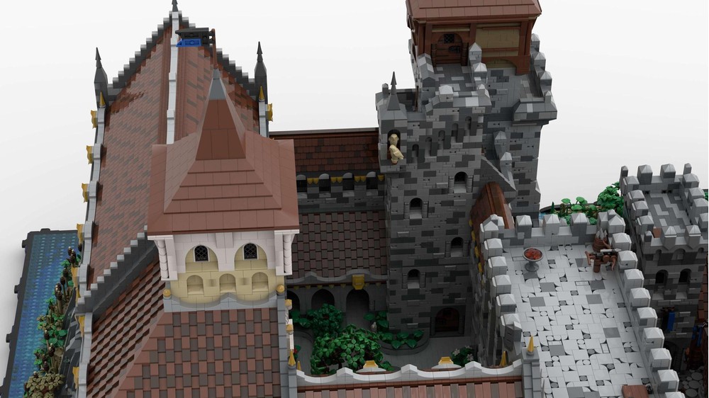 Lego Moc H21 Stair Tower For My Medieval Castle By Sir Perceval