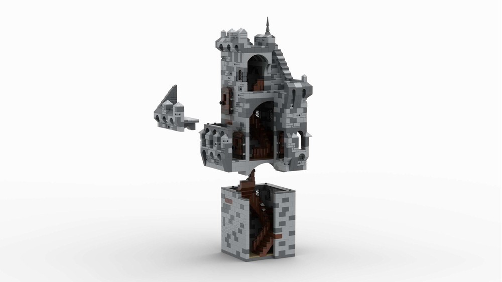 LEGO MOC H21 Stair Tower for my medieval castle by Sir Perceval ...