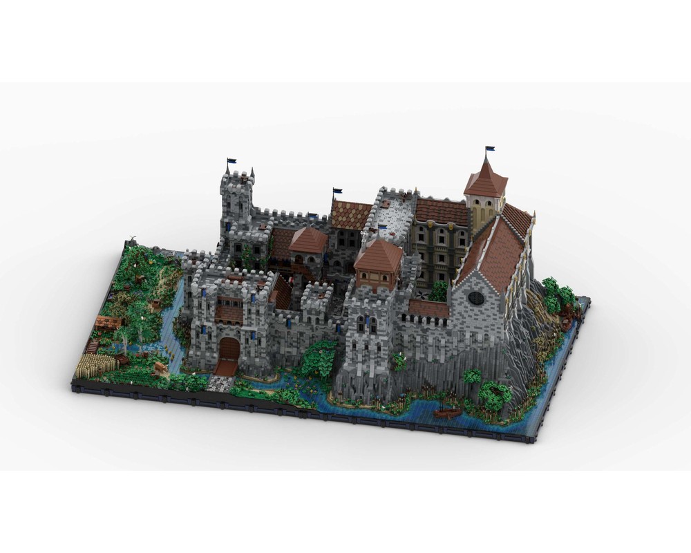 LEGO MOC H22 Outer Palace Wall for my medieval castle by Sir Perceval ...