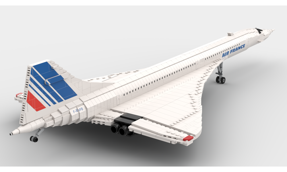 LEGO MOC 1:72 Scale Concorde by HandSolo99 | Rebrickable - Build with LEGO
