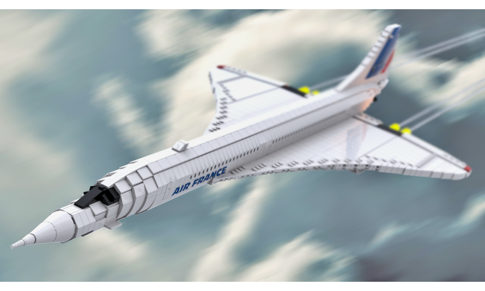 LEGO MOC 1:72 Scale Concorde by HandSolo99 | Rebrickable - Build with LEGO