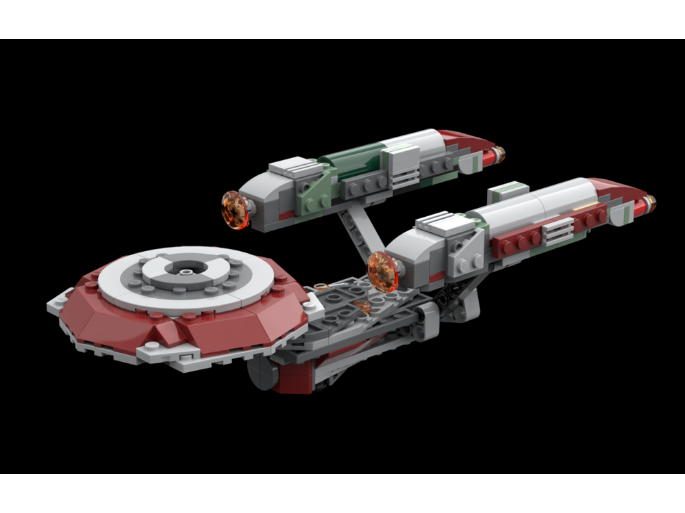 Lego Moc 75312 Uss Enterprise By Crazy8ron Rebrickable Build With Lego
