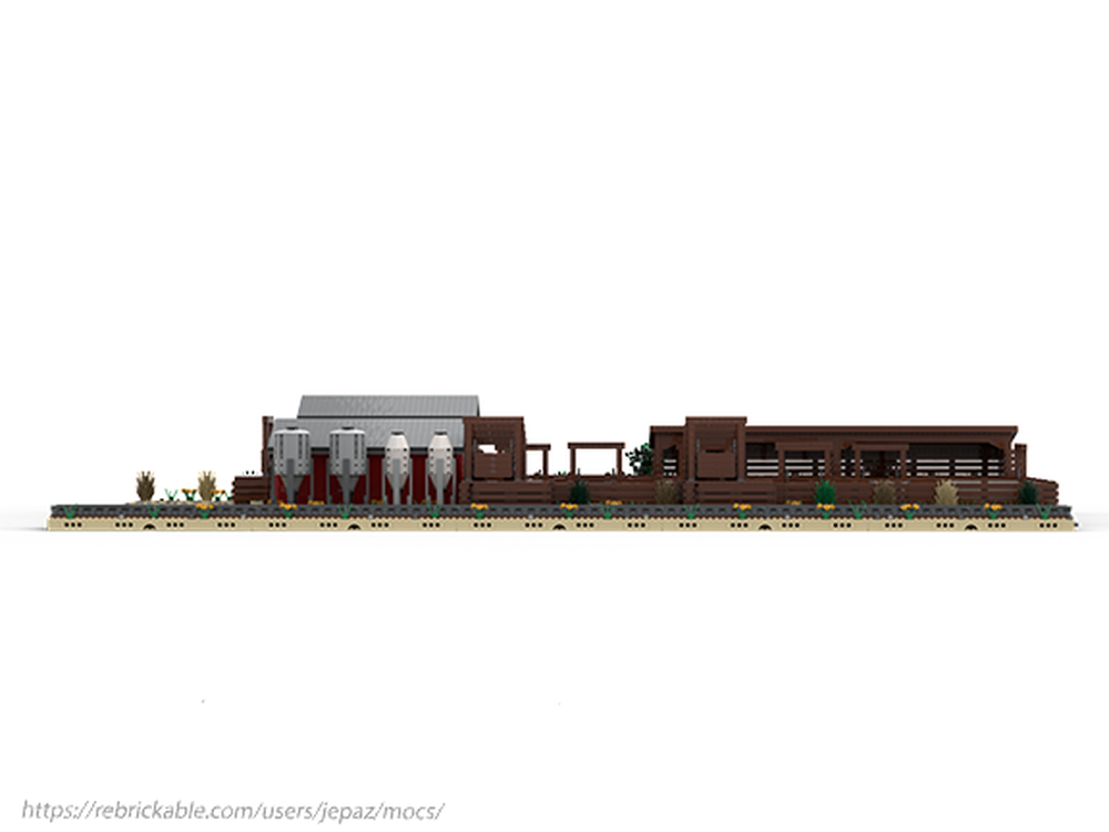 Lego Moc Railroad Stock Yard By Jepaz Rebrickable Build With Lego