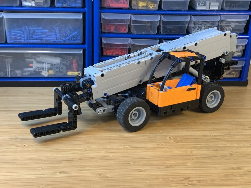LEGO MOC Telehandler by LegoLounge | Rebrickable - Build with LEGO