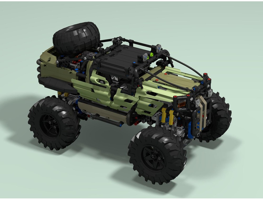 LEGO MOC 4x4 x-treme off-roader【ver.3.0_2speed shift function】 by ...