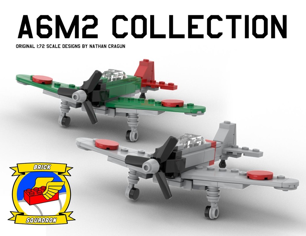 LEGO MOC A6M2 Zeke Collection by brick_squadron | Rebrickable - Build ...
