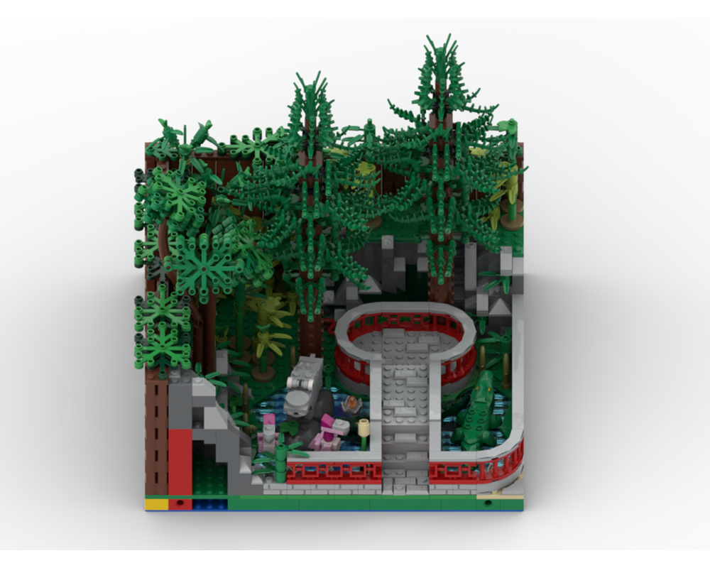 LEGO MOC Zoo Module #4 India by Legofan21 | Rebrickable - Build with LEGO
