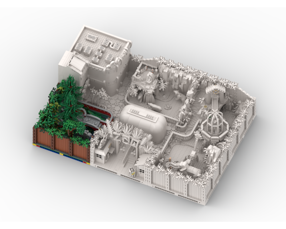 LEGO MOC Zoo Module #4 India by Legofan21 | Rebrickable - Build with LEGO