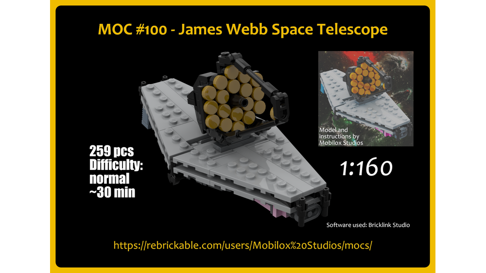 LEGO MOC James Webb Space Telescope by Mobilox Studios | Rebrickable ...