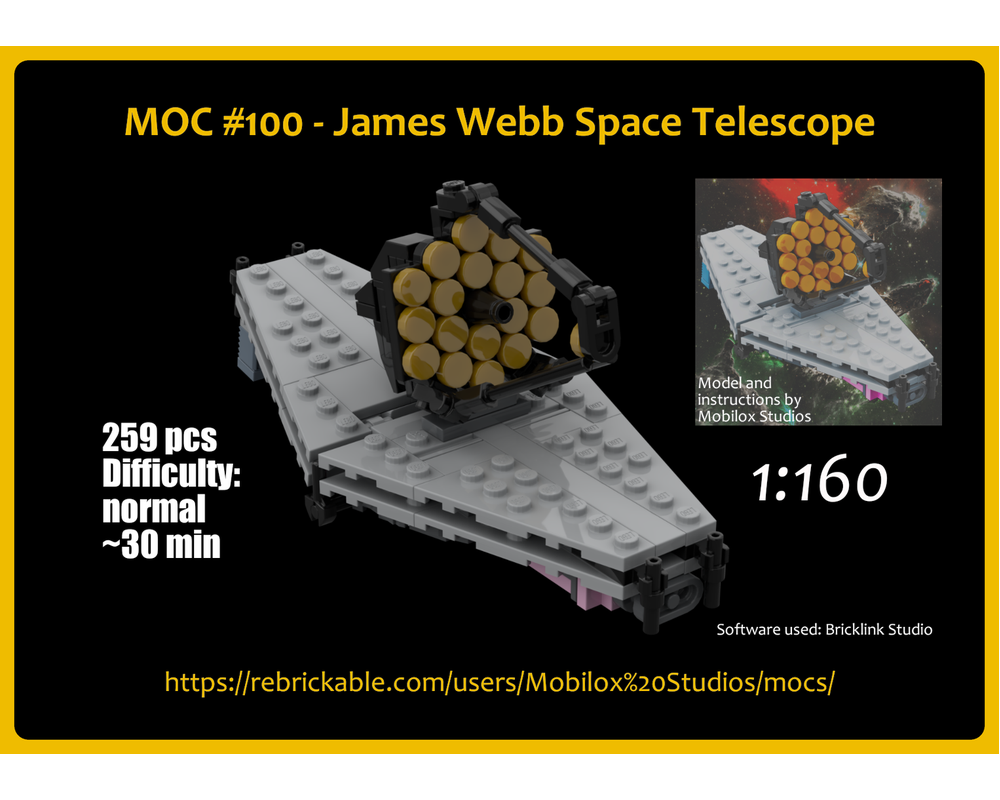 LEGO MOC James Webb Space Telescope by Mobilox Studios | Rebrickable ...