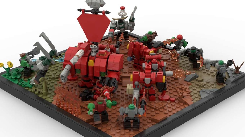 LEGO MOC Warhammer 40k diorama by meregt | Rebrickable - Build with LEGO