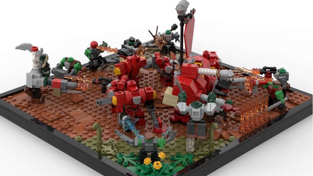 LEGO MOC Warhammer 40k diorama by meregt | Rebrickable - Build with LEGO