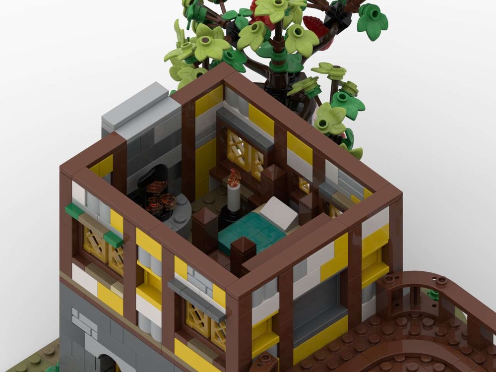 Lego Moc Lego 3112021325 Motorized Windmill By Tavernellos