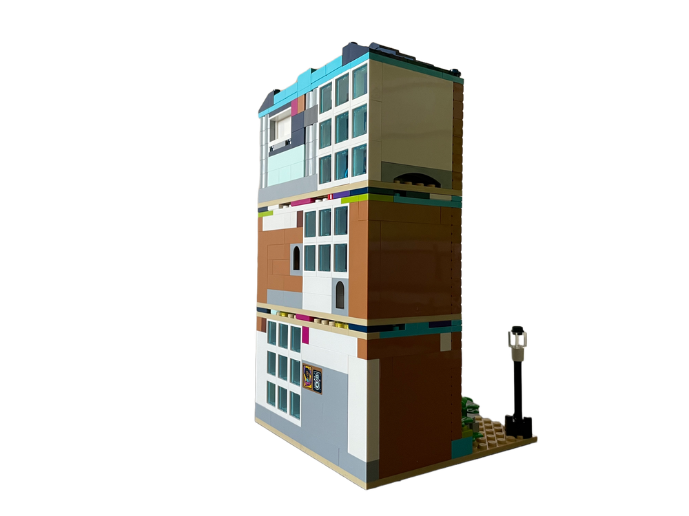 Lego Moc 3 Storey School Modular Alternate Build Of 41682 By Re Bricked