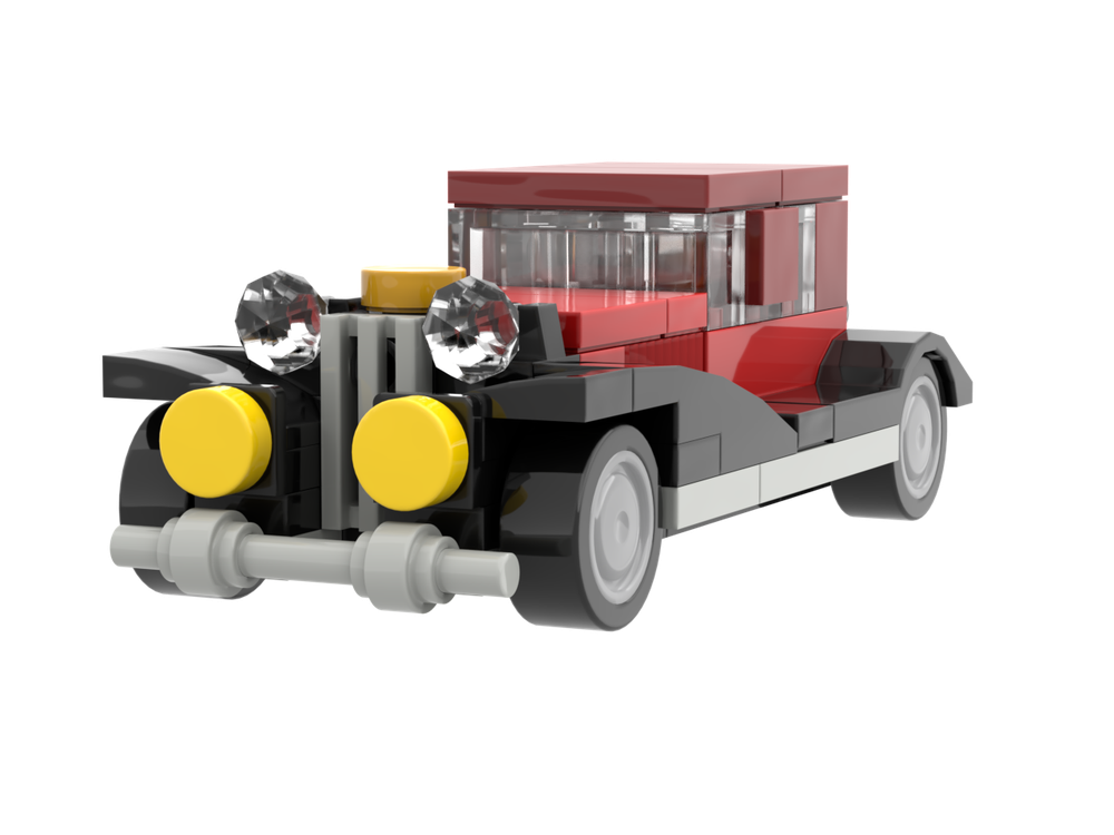 Lego Moc Red Retro Limo By Somedude Rebrickable Build With Lego