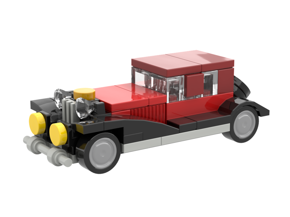 LEGO MOC-131427 Red Retro Limo by SomeDude | Rebrickable - Build with LEGO