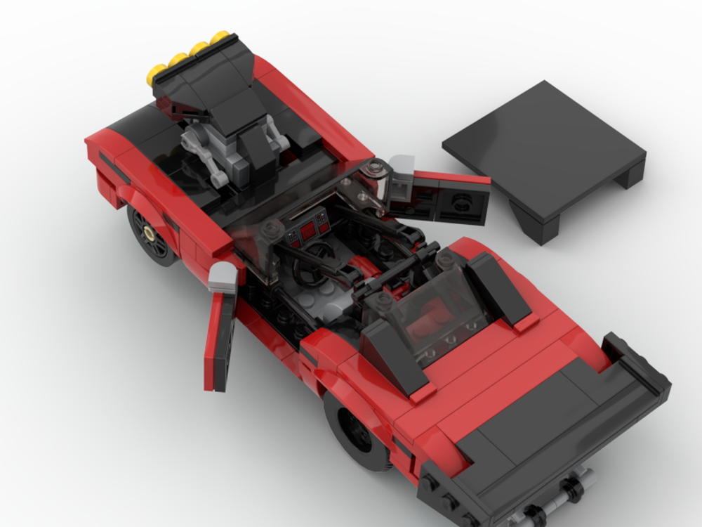LEGO MOC 1970 Dodge Challenger ProMod - 8 stud wide by jameshigson0512 ...