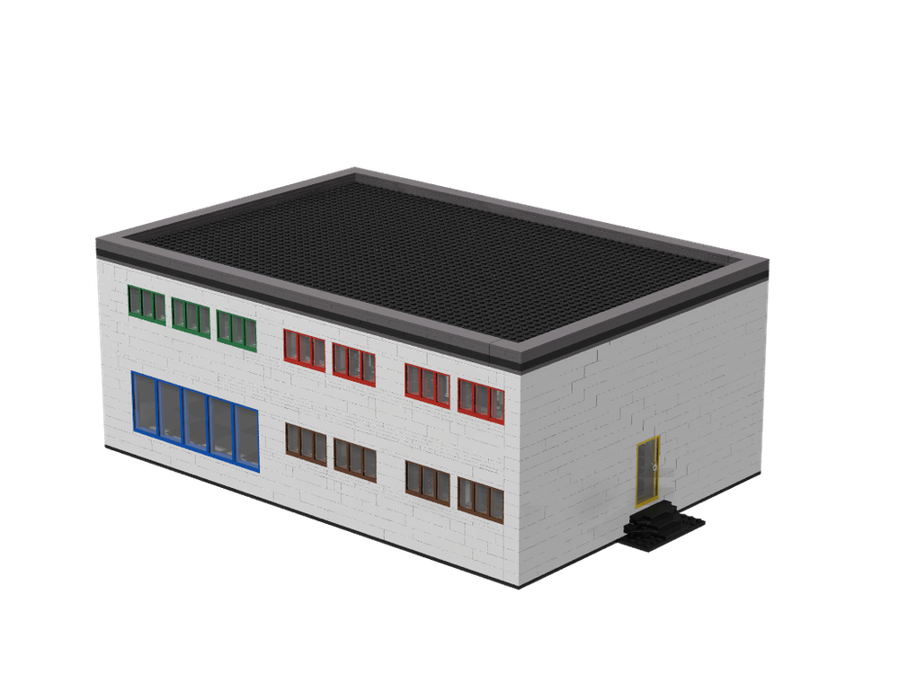 Lego Moc Moderne Schule Modern School By Mibrick Rebrickable