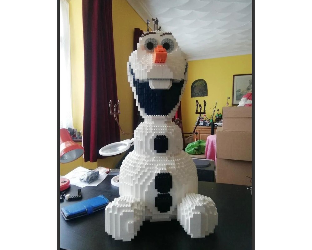 LEGO MOC Olaf the snowman (from Frozen) - who wants to build a snowman ...