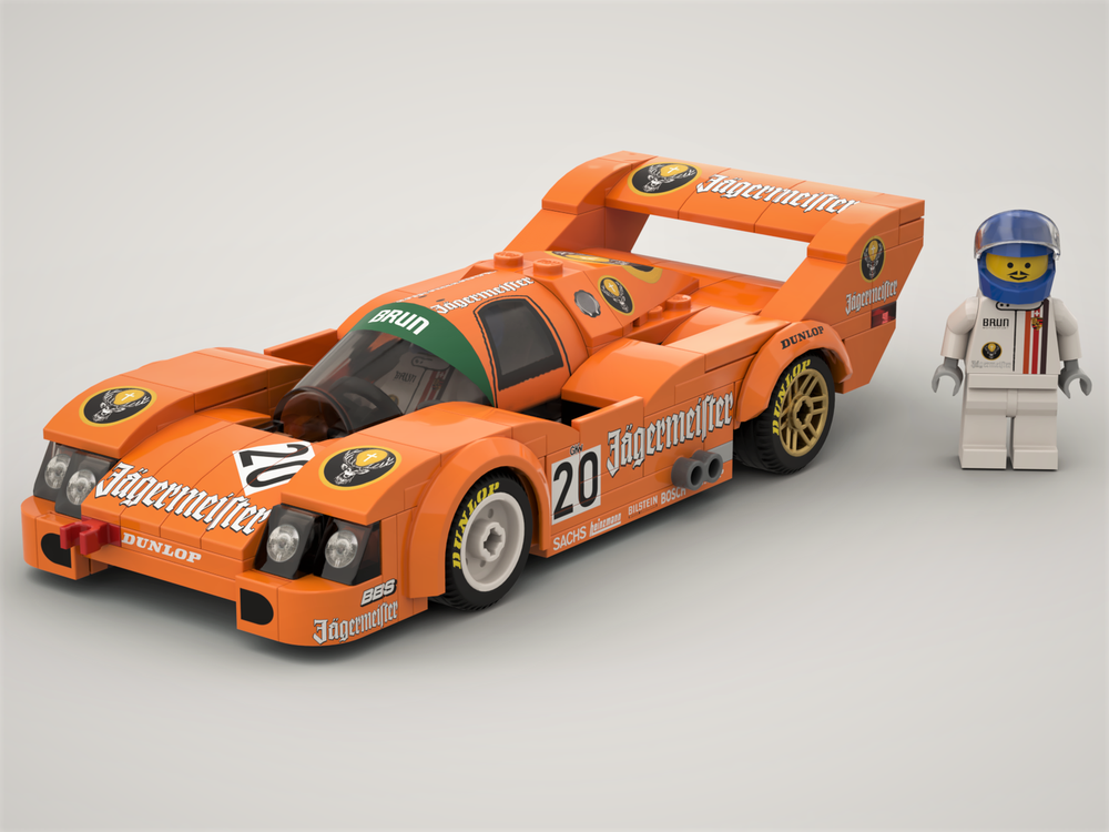 Lego Moc Porsche 956 1985 20 Group C By Bryccars Rebrickable