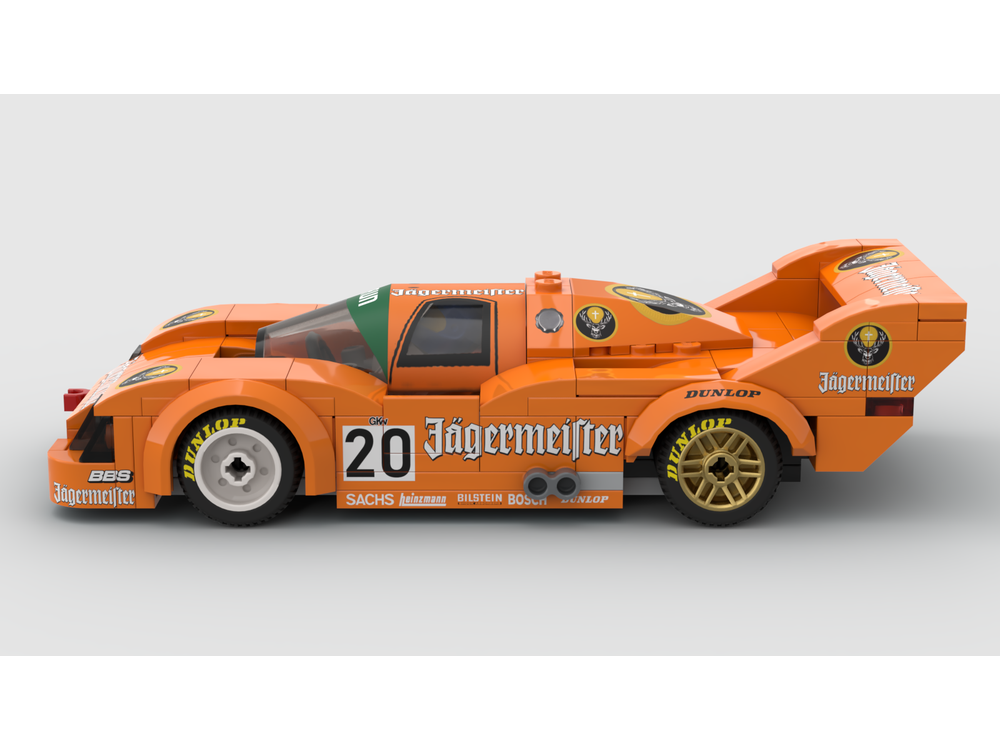 Lego Moc Porsche 956 1985 20 Group C By Bryccars Rebrickable