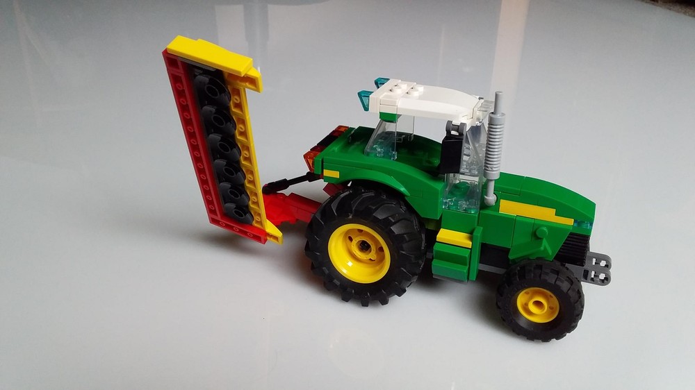 LEGO MOC Folding Hay disk Mower by Tasblocker | Rebrickable - Build with LEGO