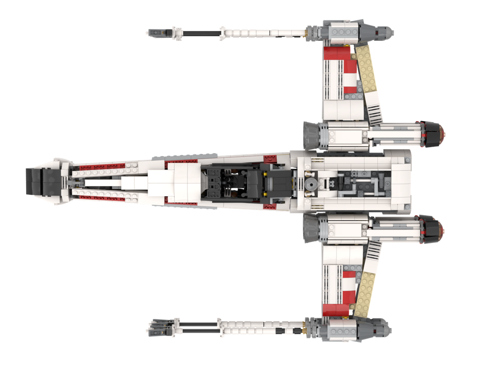 LEGO MOC 21309 X WING STARFIGHTER by rybrickster | Rebrickable - Build ...