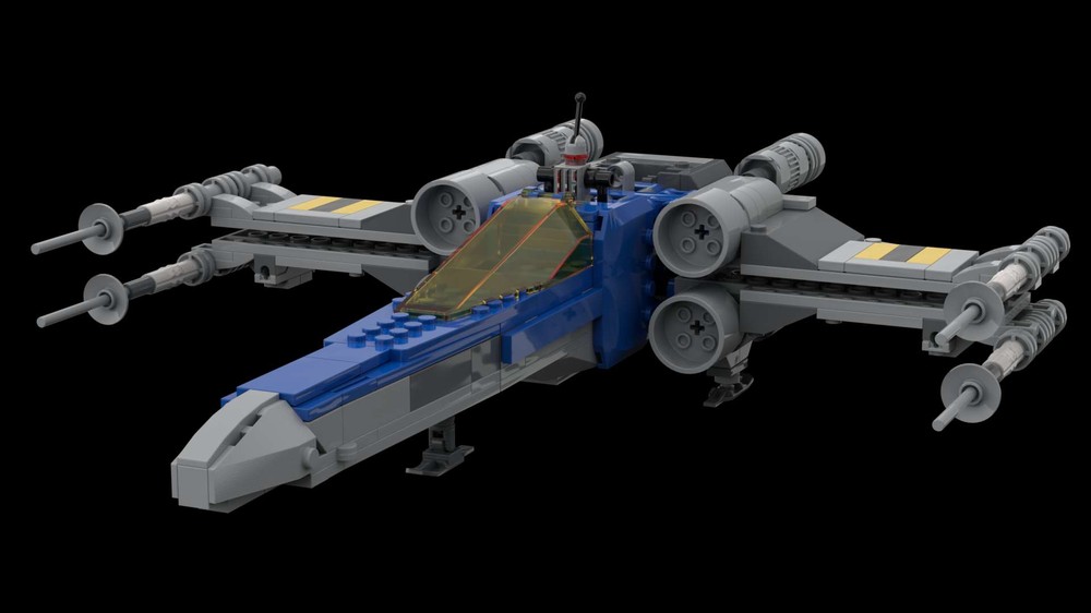 LEGO MOC Classic Space Conversion of the X-Wing from set 75301 by ...