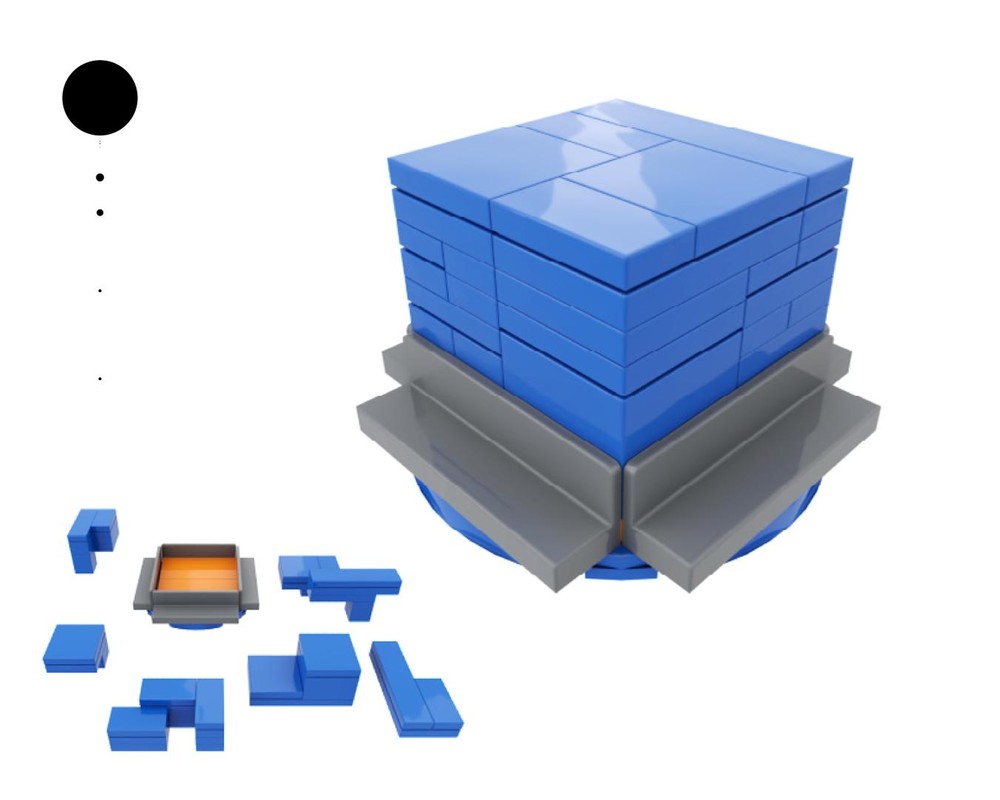 LEGO MOC 13 Puzzle Cube by MyKidisanAlien | Rebrickable - Build with LEGO