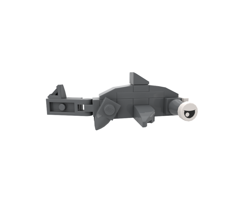 LEGO MOC 14 Hammerhead shark by MyKidisanAlien | Rebrickable - Build ...