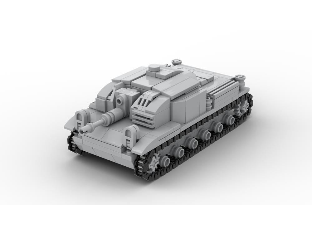Lego Moc Stug Iii Minifig Scale 142 By Qwinter Rebrickable Build