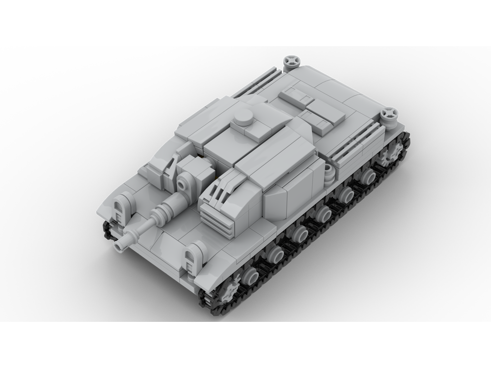 Lego Moc Stug Iii Minifig Scale 142 By Qwinter Rebrickable Build