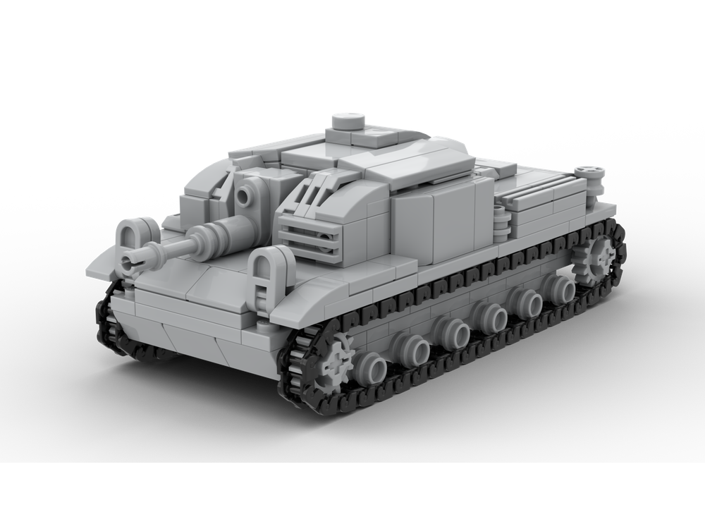 LEGO MOC StuG III Minifig Scale (1:42) by Qwinter | Rebrickable - Build ...