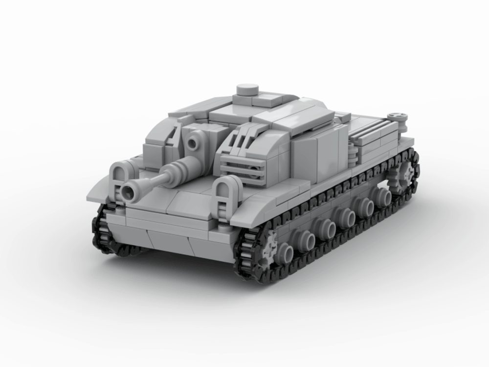 Lego Moc Stug Iii Minifig Scale 142 By Qwinter Rebrickable Build