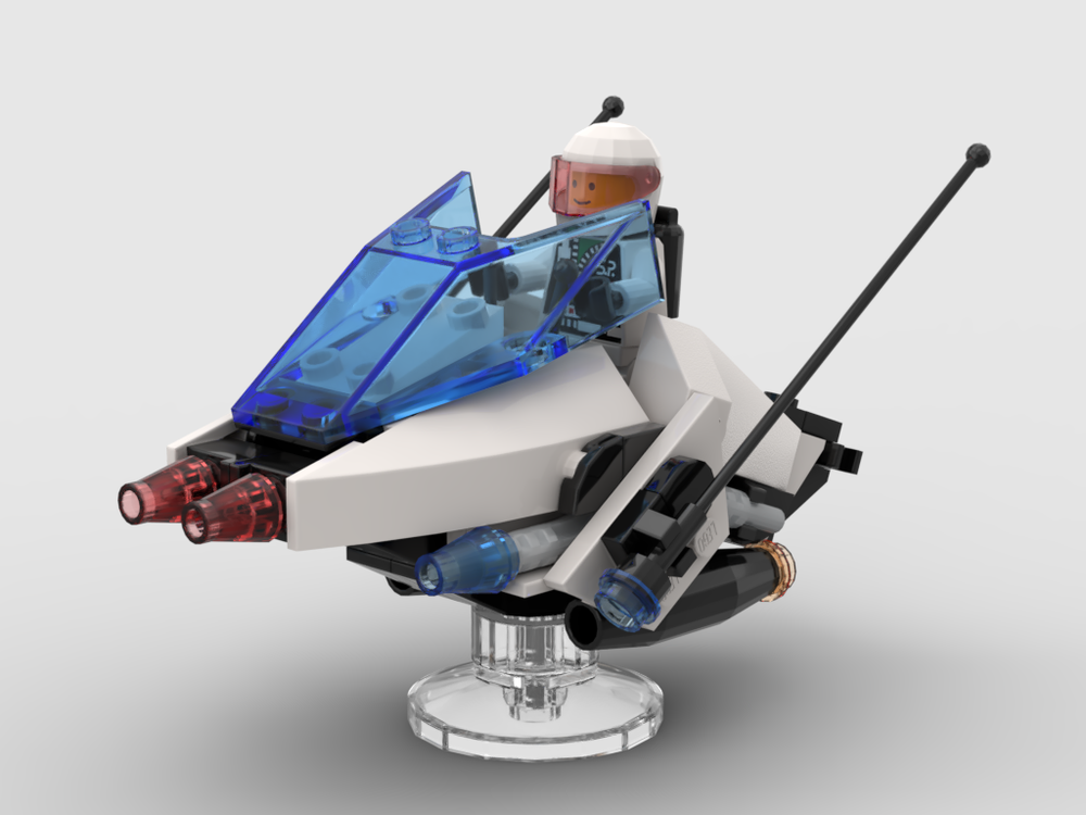 LEGO MOC Space Police Speeder Bike - K9 Unit by thornhill | Rebrickable ...