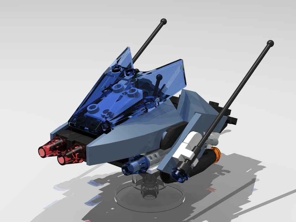 LEGO MOC Space Police Speeder Bike - K9 Unit by thornhill | Rebrickable ...