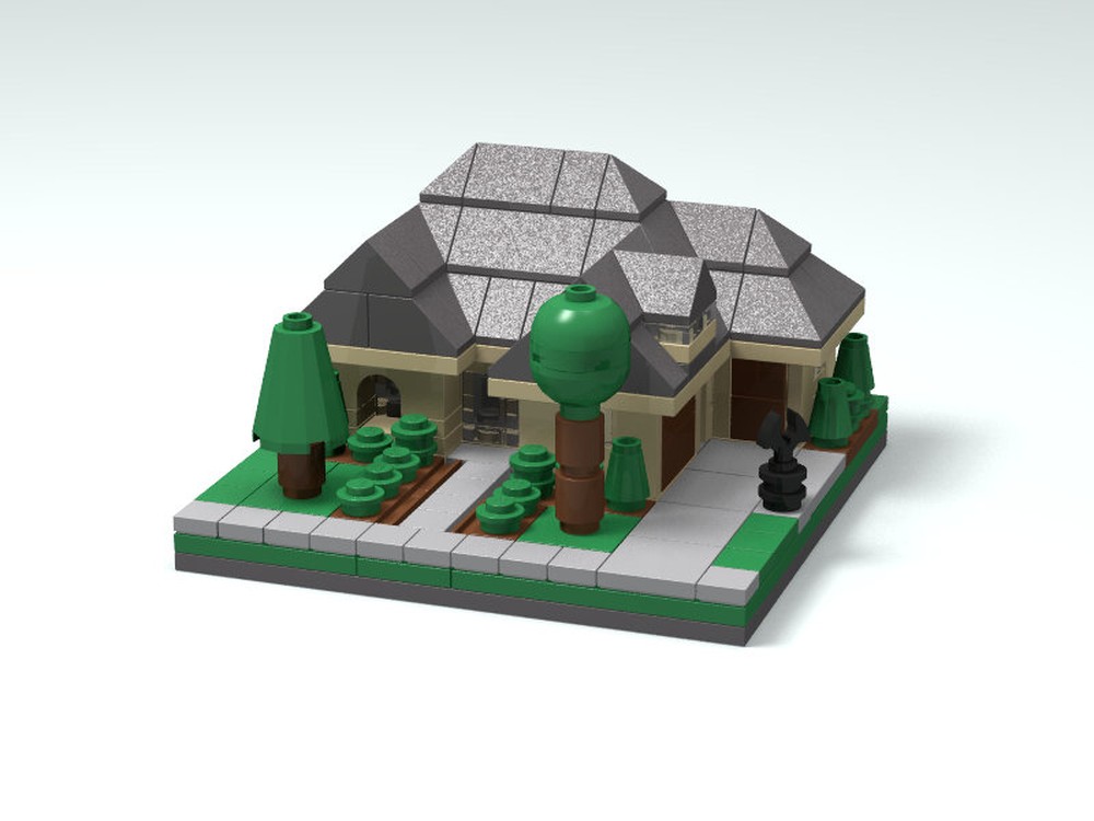 LEGO MOC Spanish Style Nano House 3 by Turbo8702 | Rebrickable - Build ...
