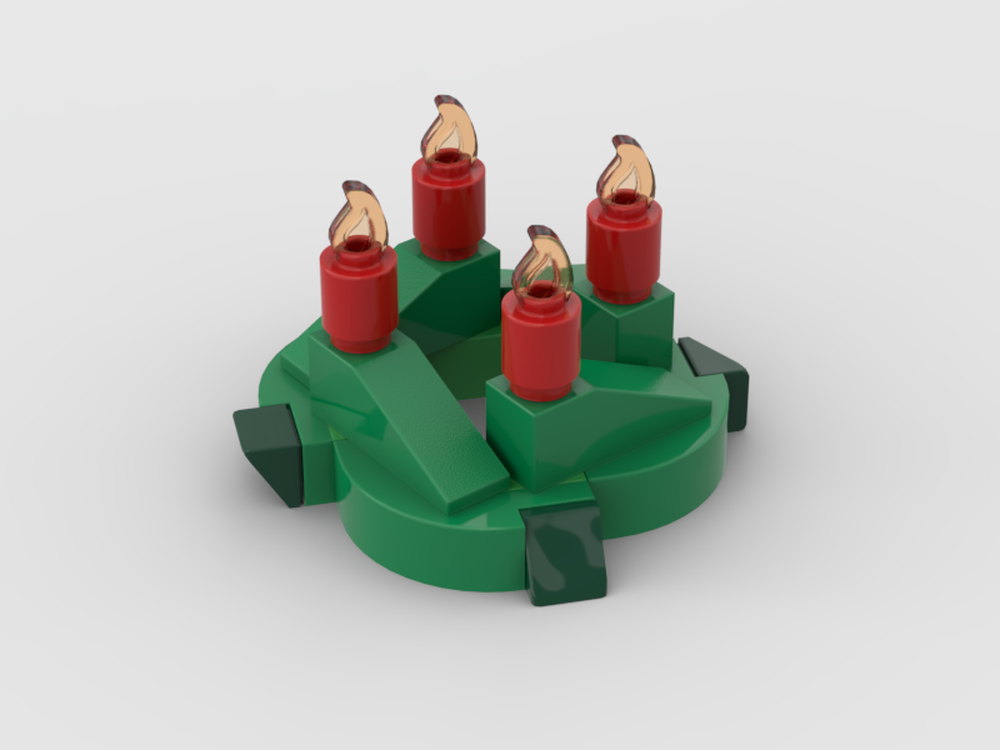 LEGO MOC Advent wreath by BrickPlanet | Rebrickable - Build with LEGO