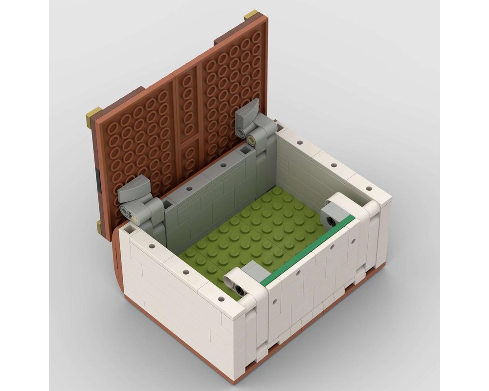 Lego Moc Book Frame 14x10x6 By Uminuo Rebrickable Build With Lego