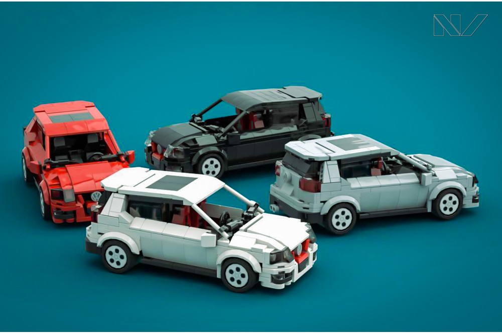 LEGO MOC Volkswagen Golf GTI Mk5 by NV Carmocs | Rebrickable - Build ...