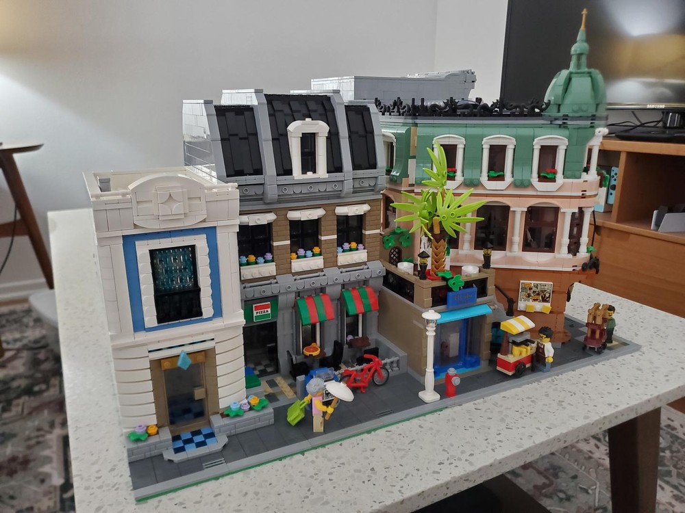 Lego Moc The Pizza Parlor And Arcade By Turtle Time Bricks Rebrickable
