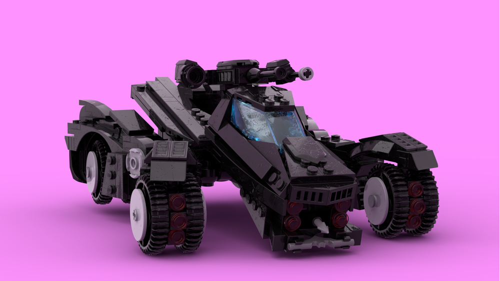 Lego Moc Arkham Knight Batmobile By Marcosilverhand Rebrickable